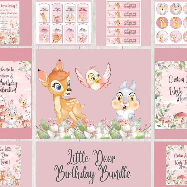 Bambi Birthday Party - Etsy