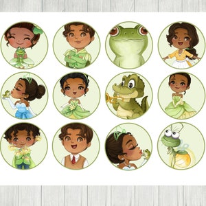 Frog Princess Shower Bundle, Gift Tags, Cupcake Toppers, Large Cake ...