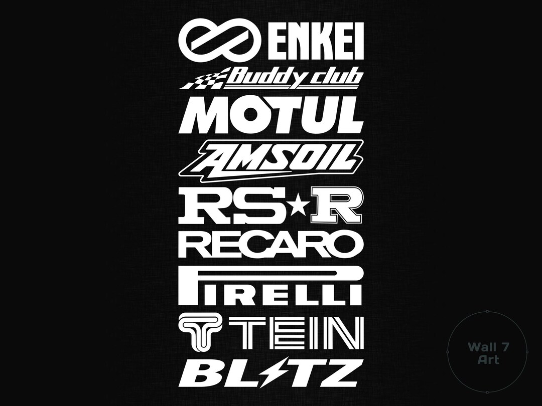 Sponsors Vinyl Decal Sponsors Vinyl Stickers Sponsors Vinyl - Etsy