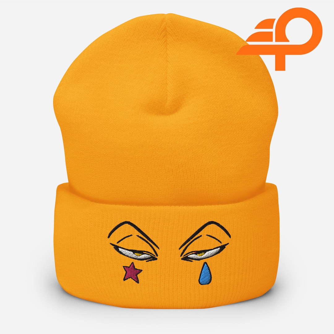 Anime Eyes Beanie Anime Embroidered Hat Japanese Anime Hat - Etsy