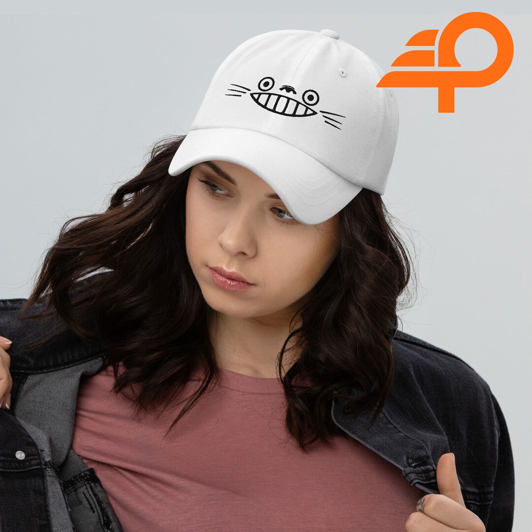 Totoro Face Dad Hat Kawaii Hat Ghibli Cute Totoro - Etsy