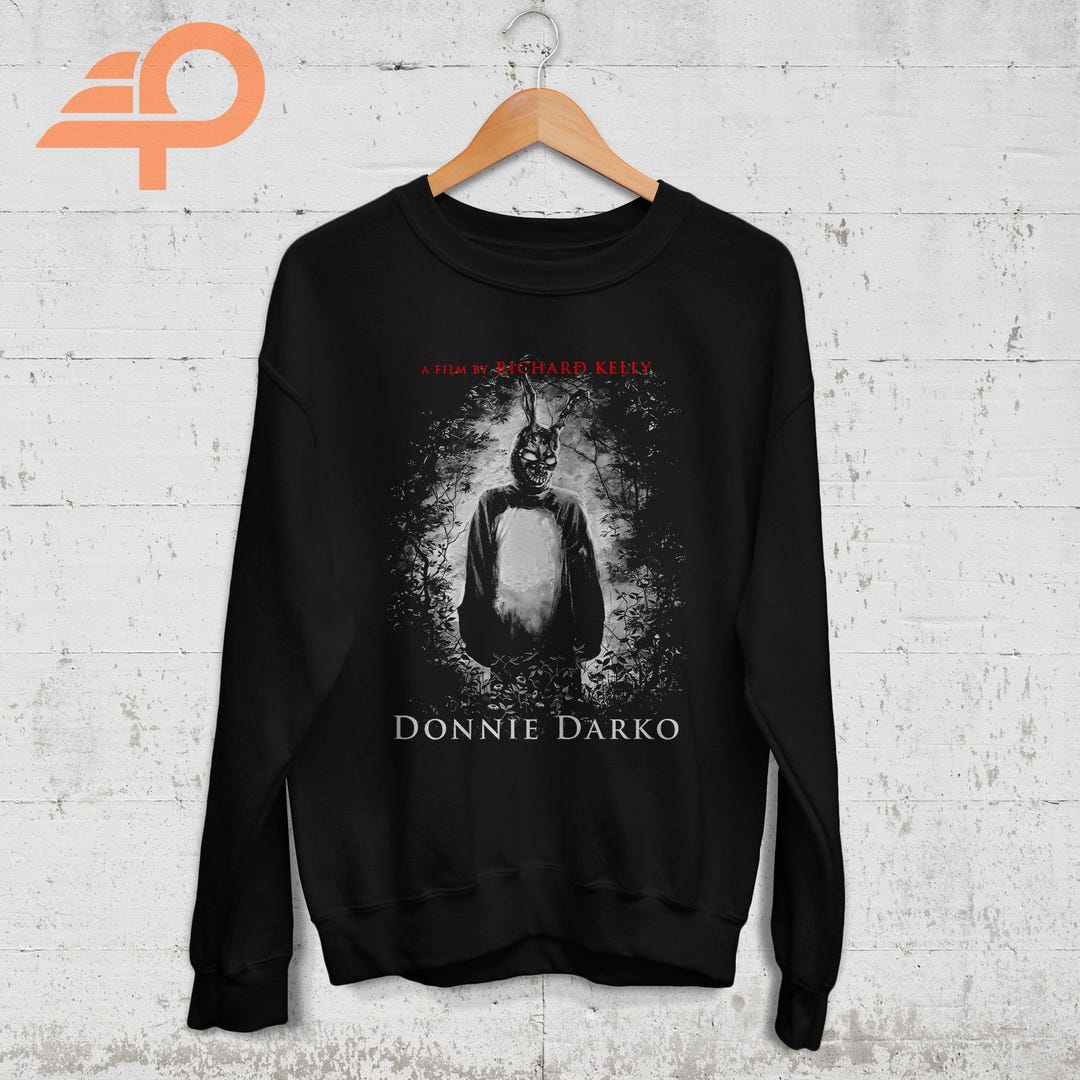 Donnie Darko Movie Sweatshirt, Donnie Darko Frank the Bunny Graphic ...