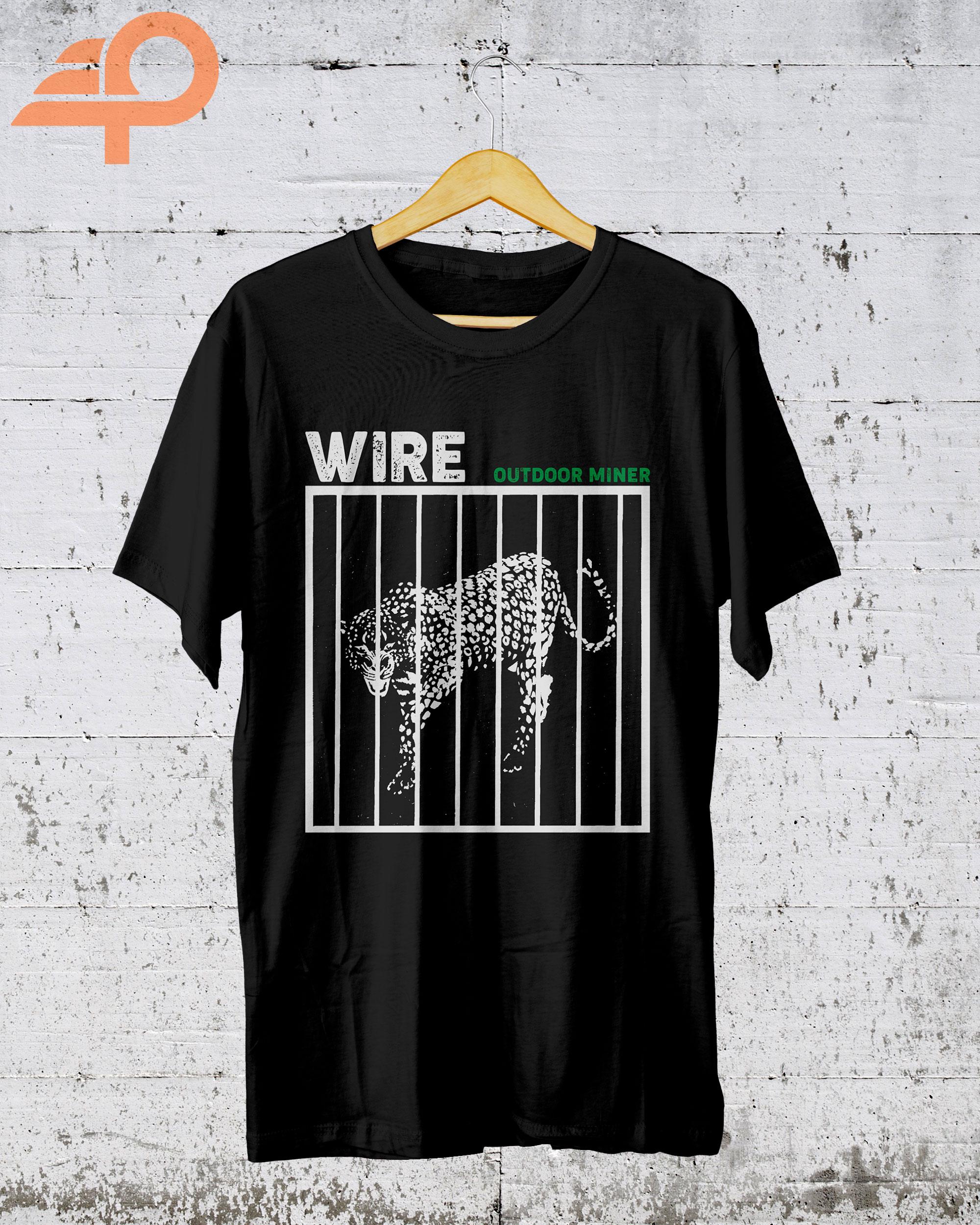 Wire Outdoor Miner T-shirt, Wire Album Inspired Graphic Tees, English ...