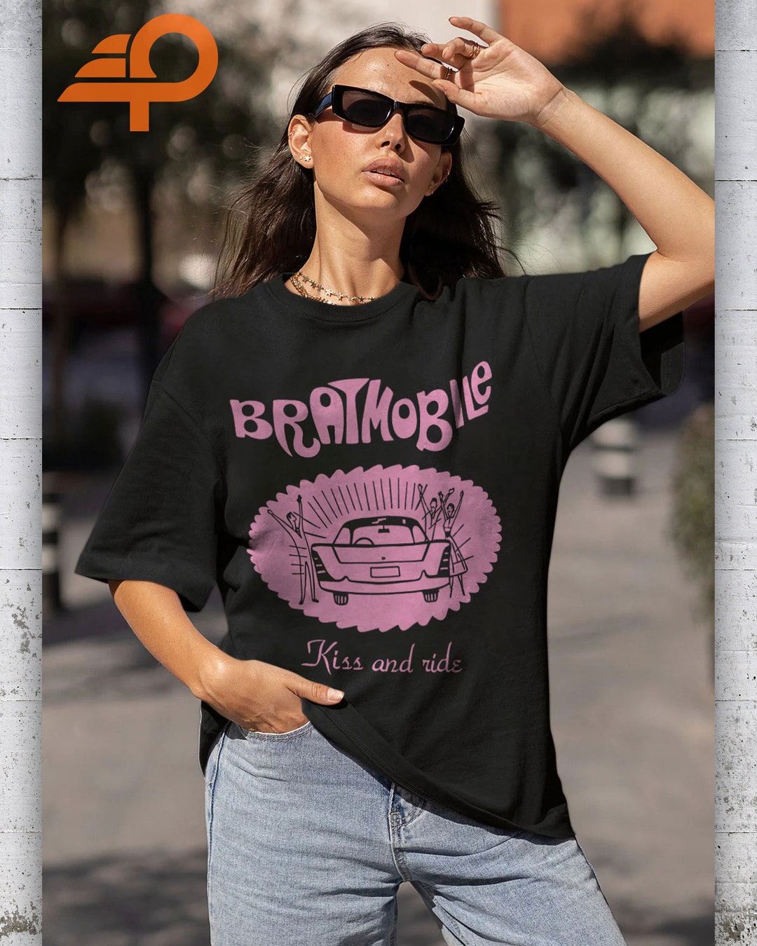 Bratmobile Kiss and Ride T-shirt, Bratmobile Shirt, Riot Grrrl Shirt ...