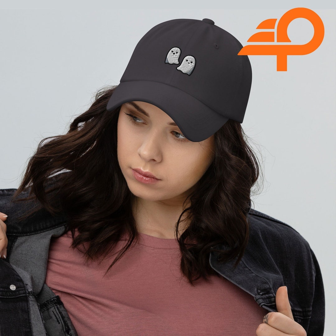 Two Sheet Ghosts Dad Hat, Ghost Embroidered Hat, Spooky, Funny Ghost ...