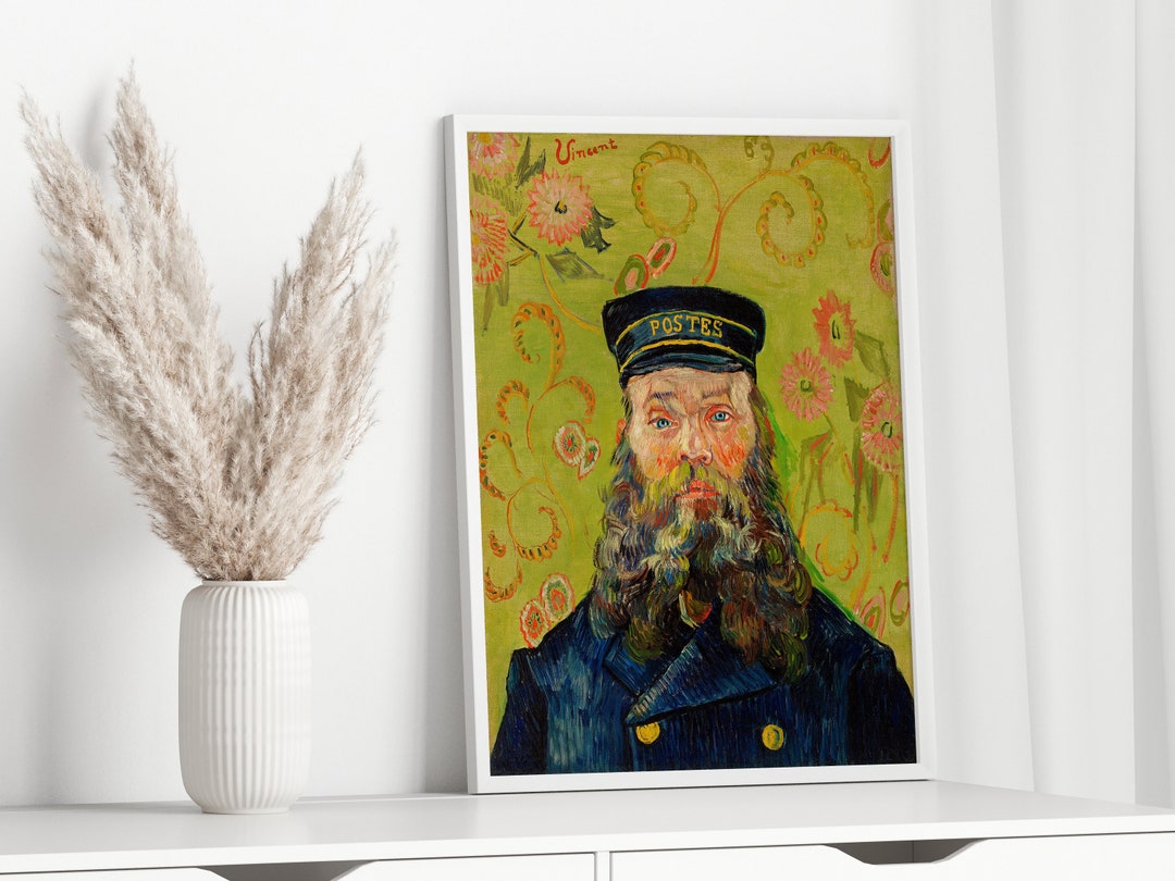Vincent Van Gogh the Postman Poster Print Vintage Classic - Etsy