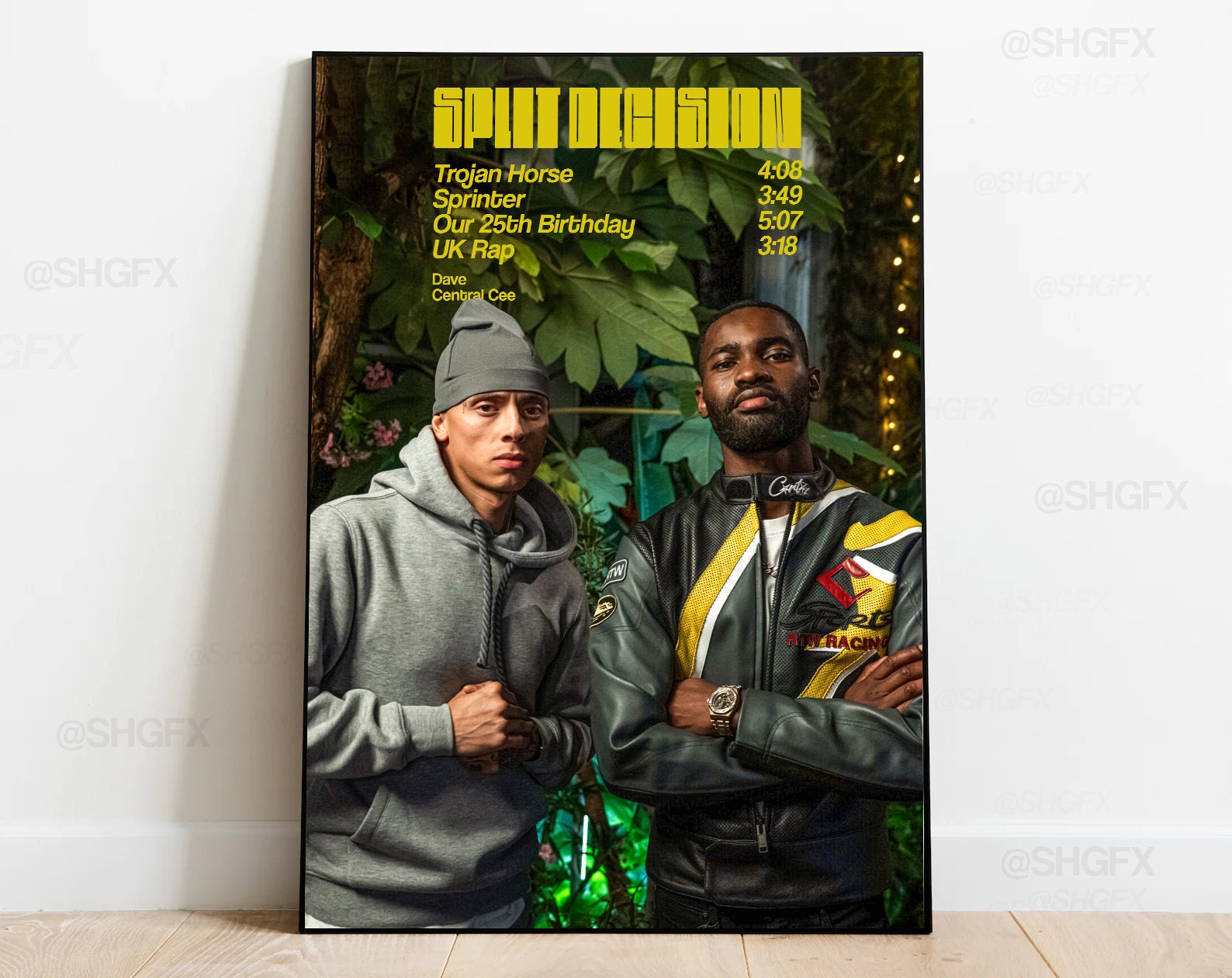 Dave and Central Cee EP Poster Rap Music Poster - Etsy