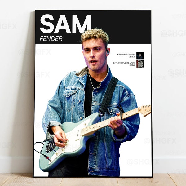 Sam Fender Poster - Etsy UK