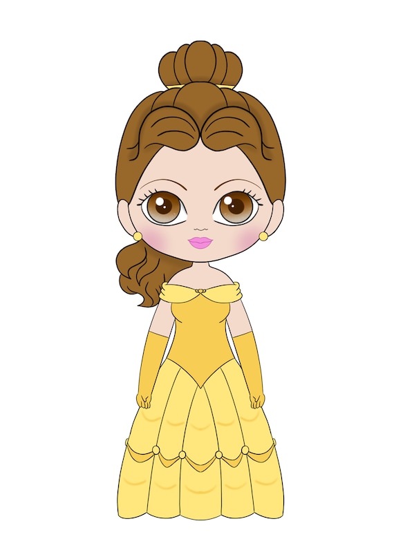 How To Draw Disney Princesses Step By Step Chibi