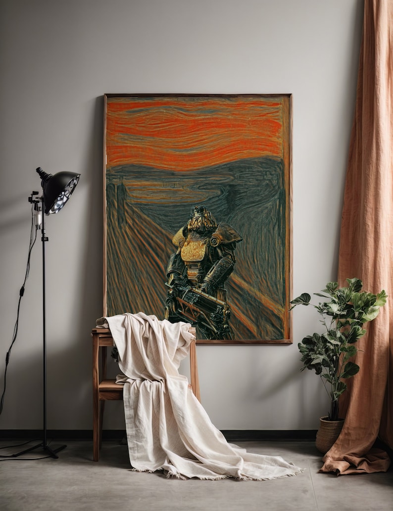 Fallout 4 Poster Post Apocalyptic Canvas Fallout Gift Wild Wasteland ...