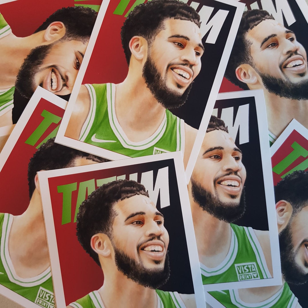 Jayson Tatum Sticker | NBA Art | Hand Drawn | Boston Celtics - Etsy