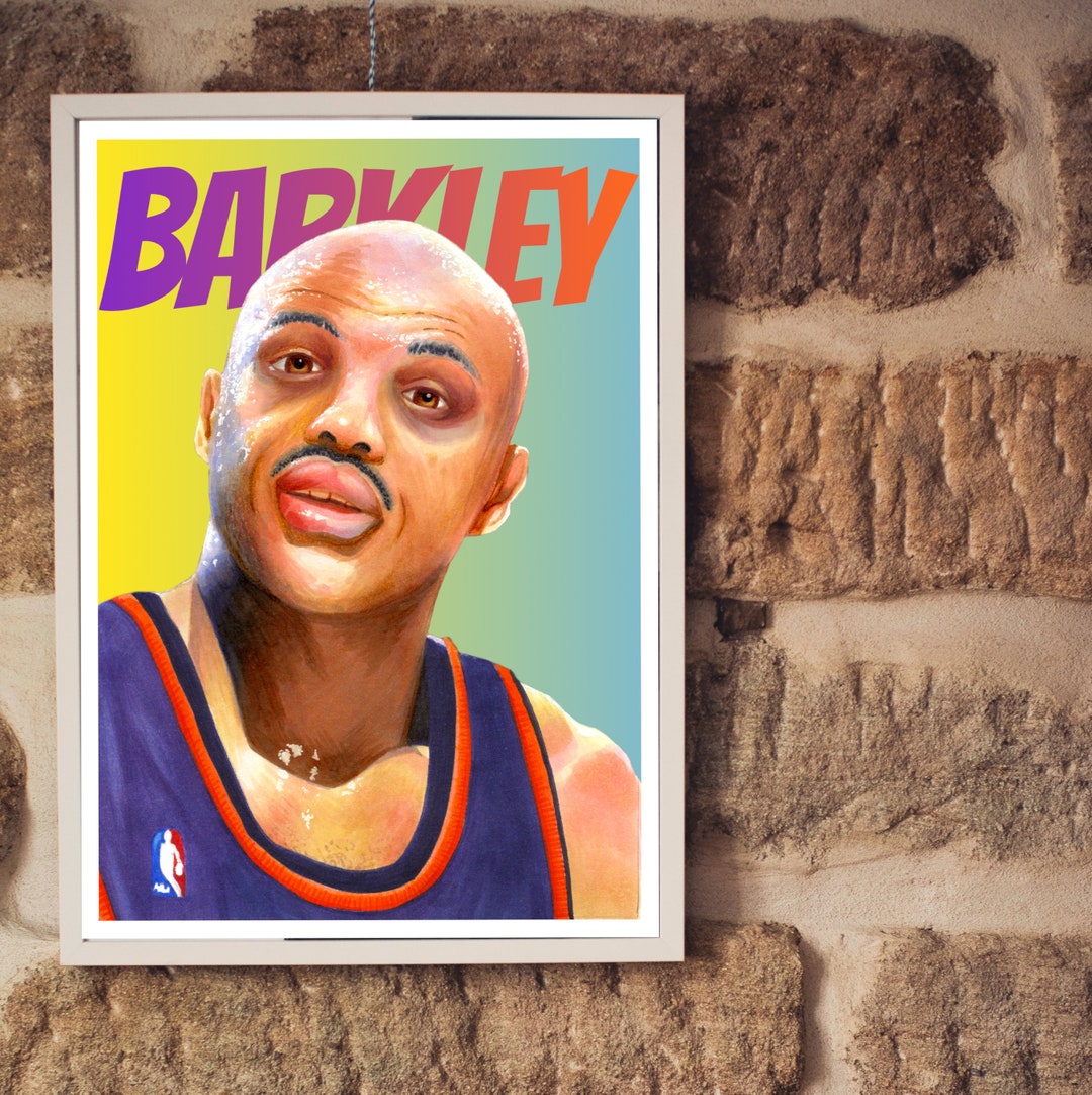 Charles Barkley Art Print | Basketball Poster | Digital Download ...