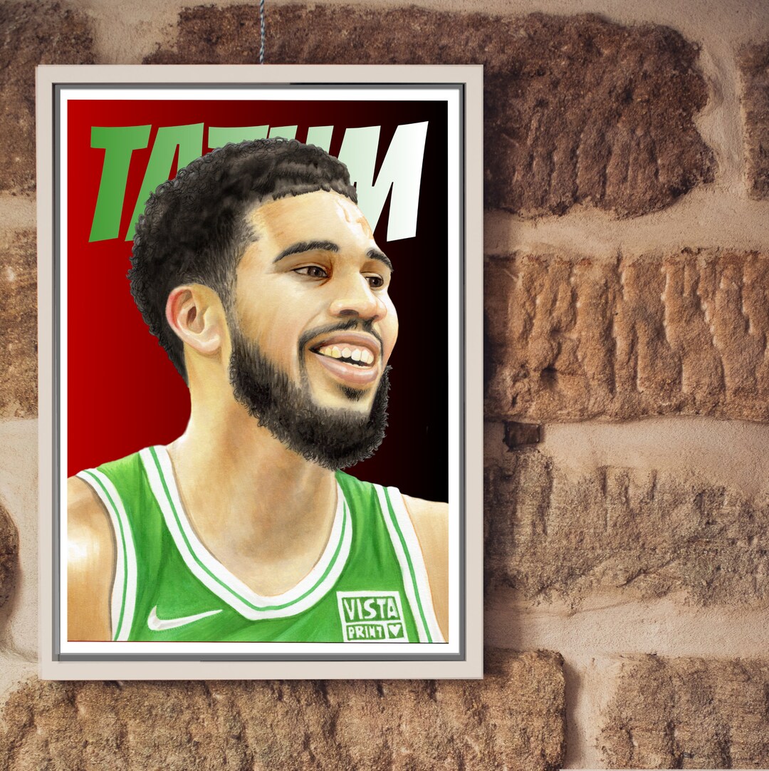 Jason Tatum Art Print | Basketball Poster | Digital Download ...