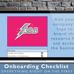 Onboarding Tracker Spreadsheet | New Starter Checklist | Editable New ...
