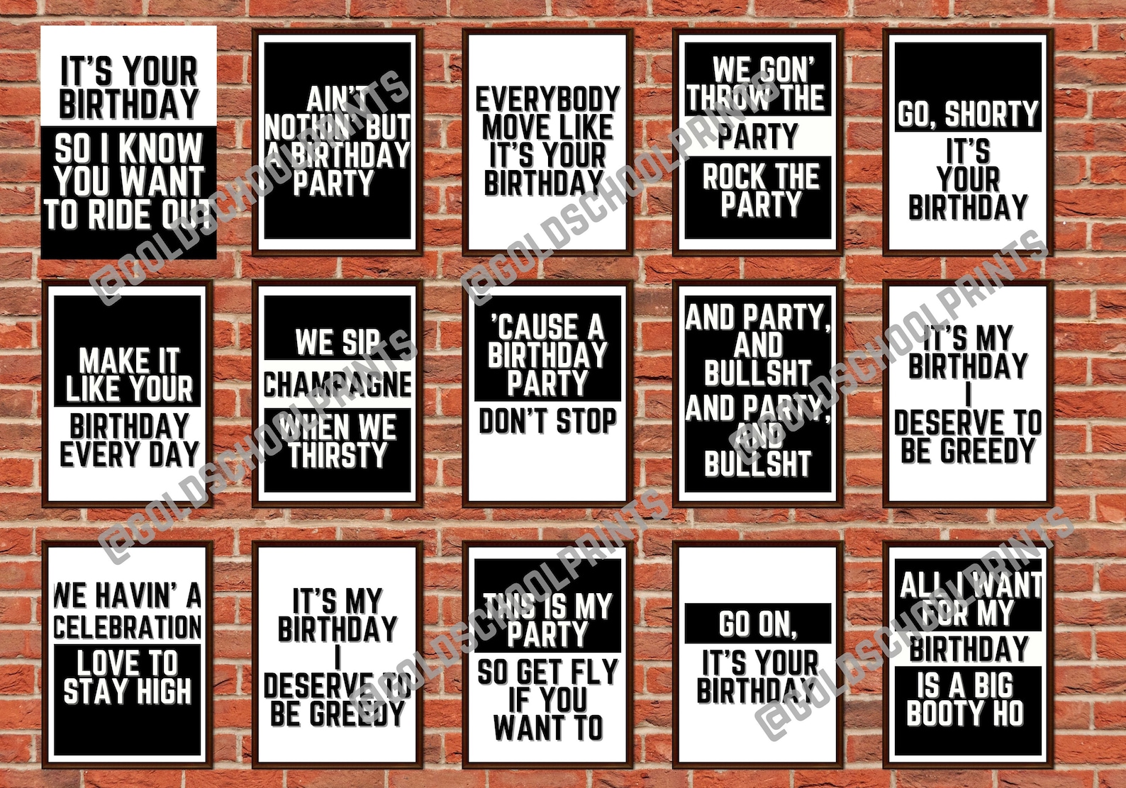 Hip Hop Birthday Party 80s 90s 00s Hip Hop Party Decorations, Printable ...