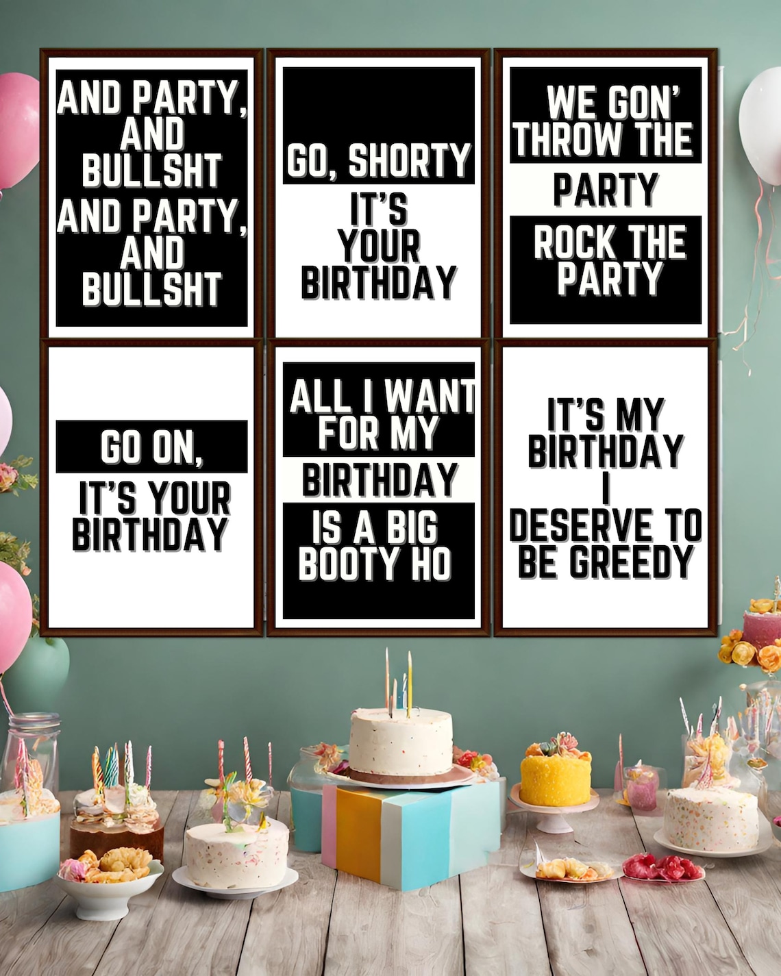 Hip Hop Birthday Party 80s 90s 00s Hip Hop Party Decorations, Printable ...