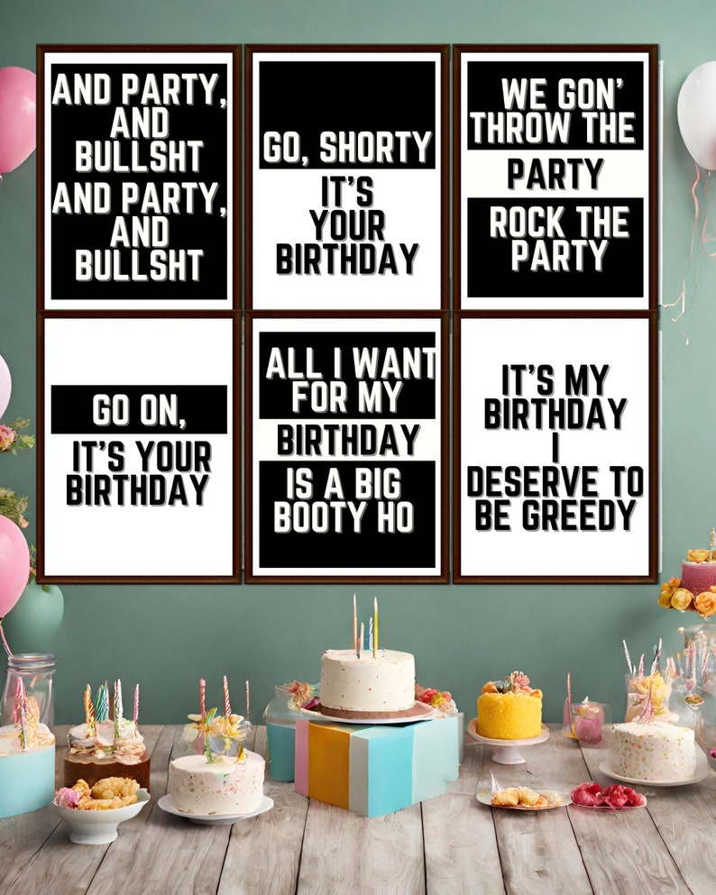 Hip Hop Birthday Party 80s 90s 00s Hip Hop Party Decorations, Printable ...