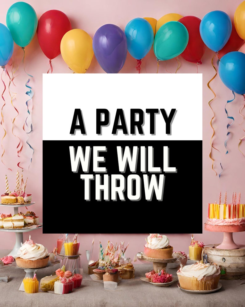 Hip Hop Birthday Party 80s 90s 00s Hip Hop Party Decorations, Printable ...