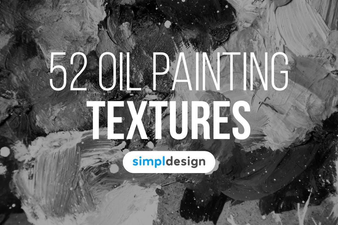 52 Realistic Oil Painting Textures: Canvas Backgrounds (digital) - Etsy