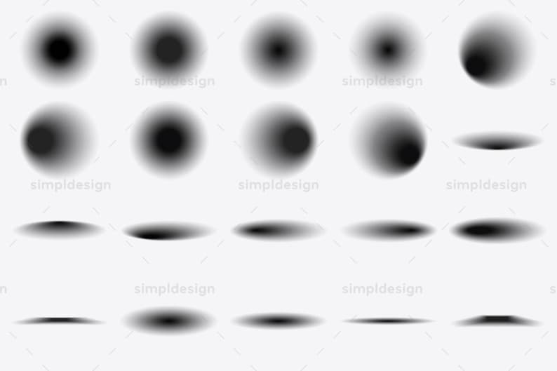 43 Realistic Shadow Photoshop Brushes | Overlay and Depth Effects - Etsy