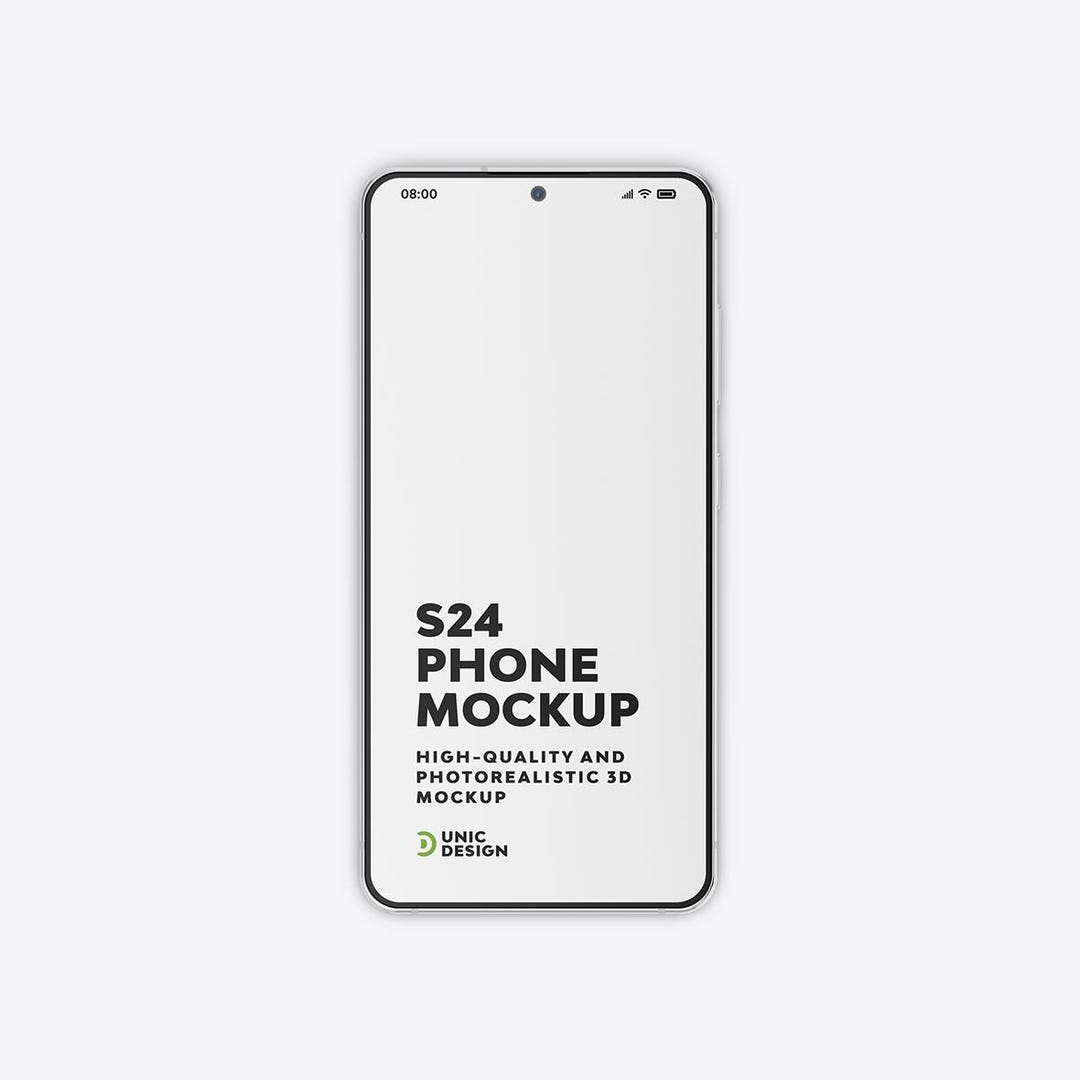 Samsung S24 Phone Mockup: App UI Showcase PSD Template - Etsy