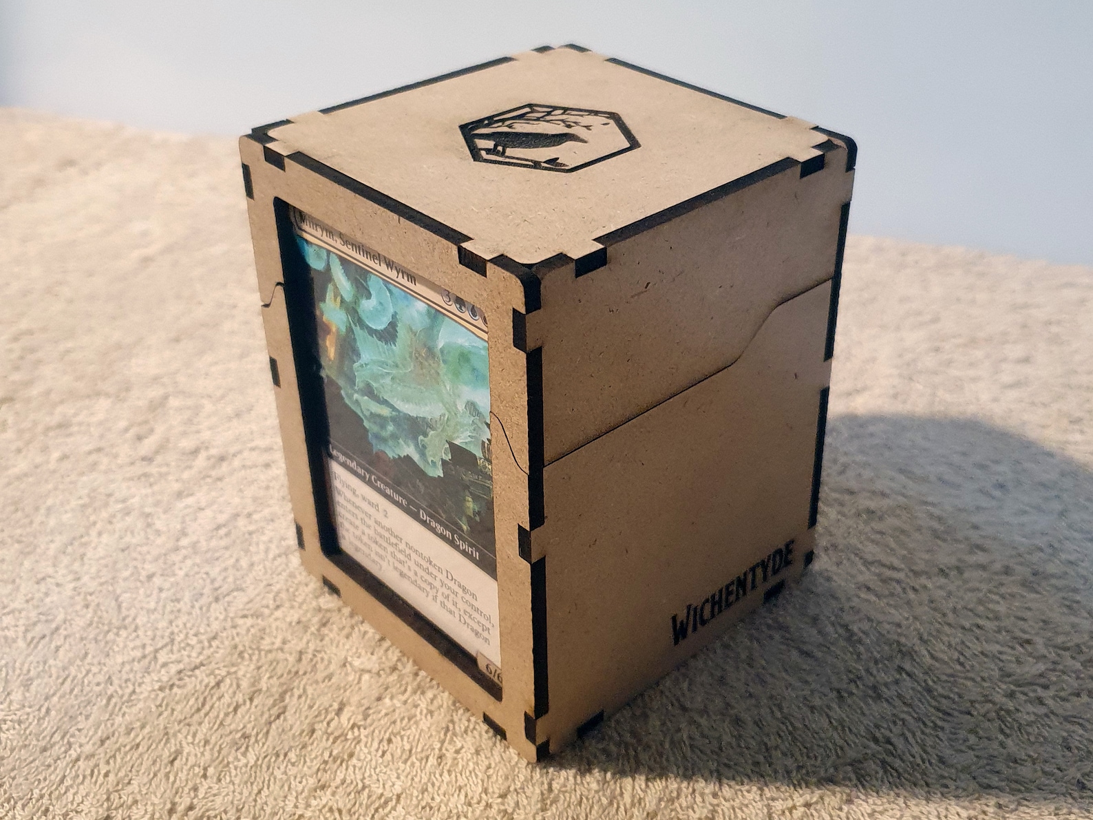 Trading Card Deck Box With Window - 3MM, 1/8" .AI, SVG, DXF Digital ...