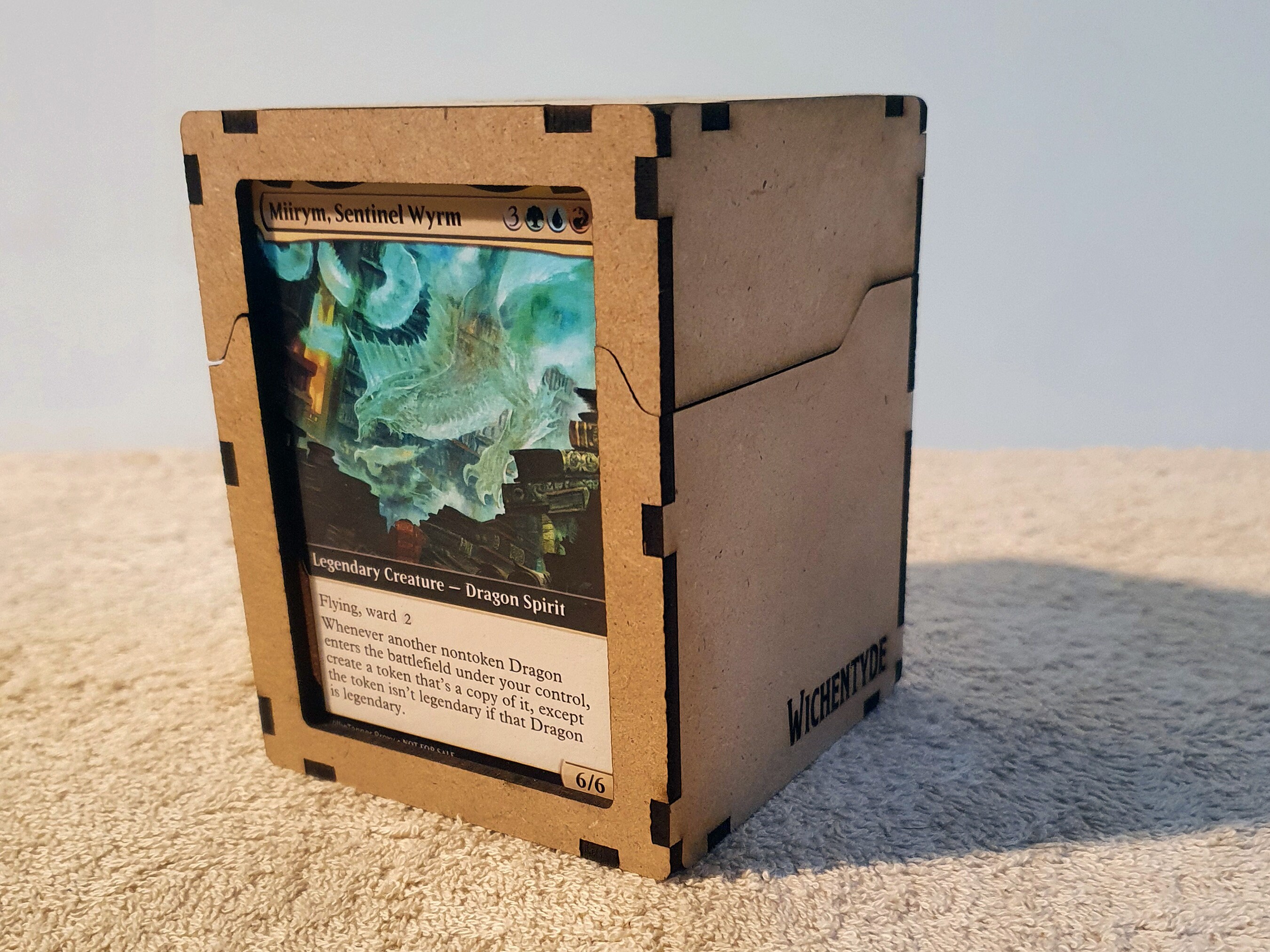 Trading Card Deck Box With Window - 3MM, 1/8" .AI, SVG, DXF Digital ...