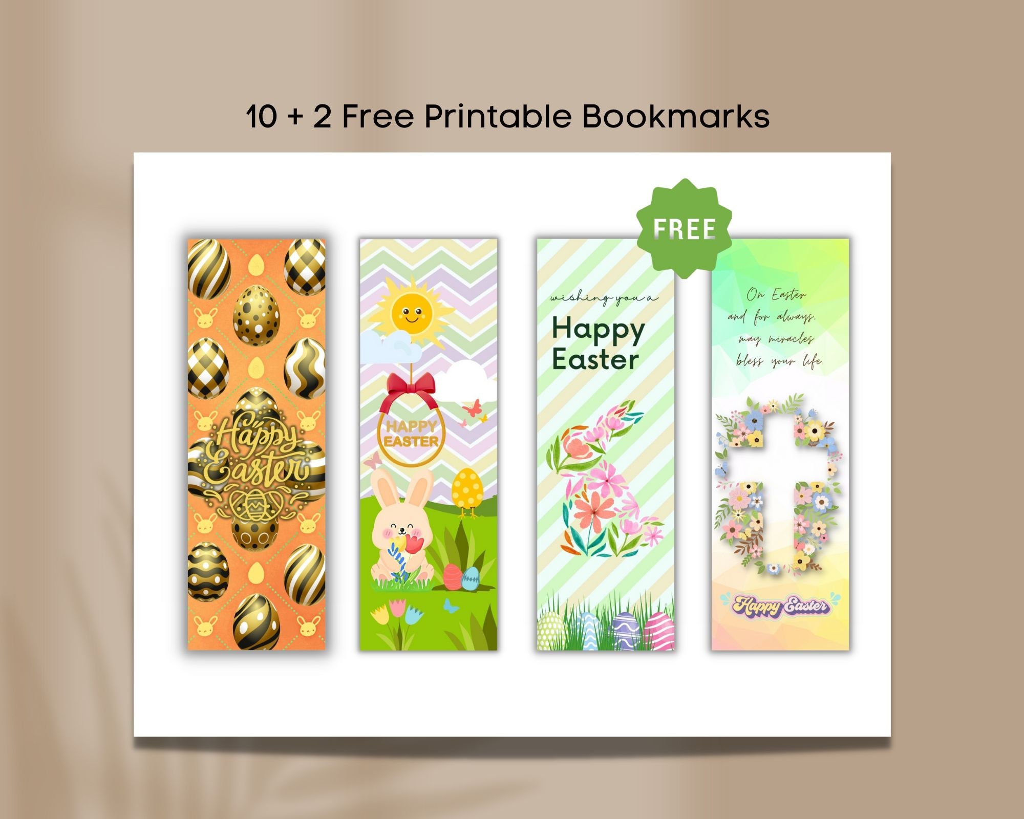 Easter Bookmarks Printable Bookmarks Easter Set of 10 Easter Specials ...