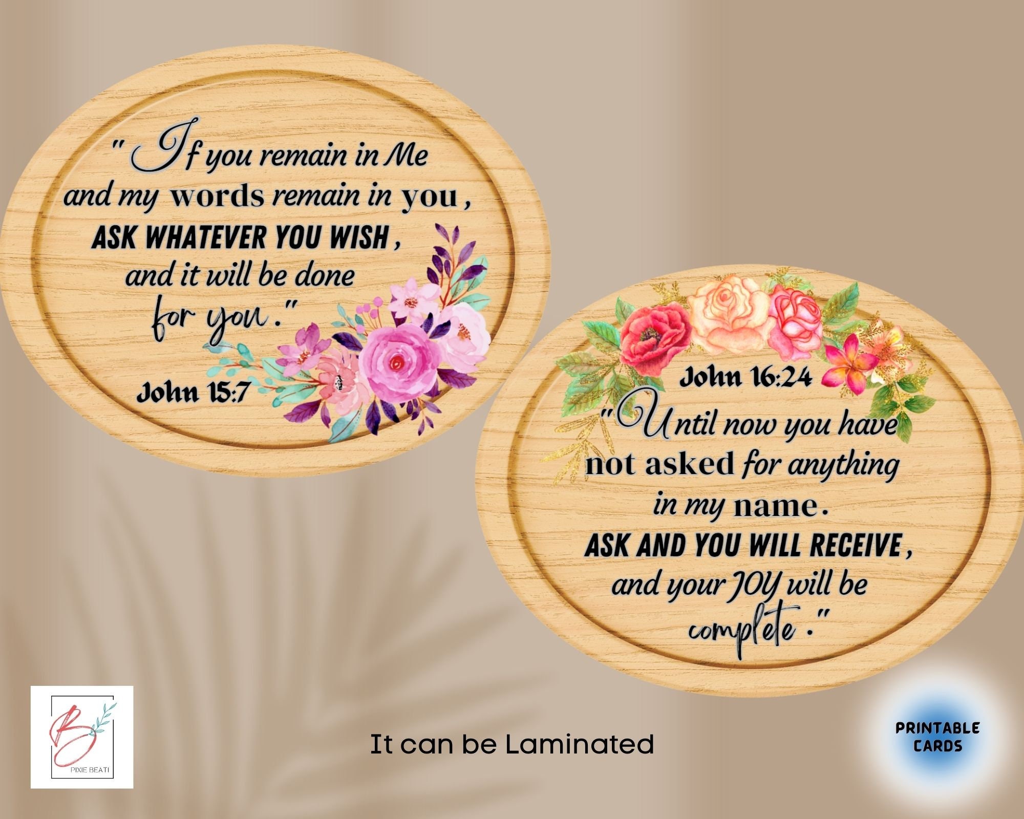 Jesus' Promises Scripture Cards, Bible Verse Cards, Printable Scripture ...