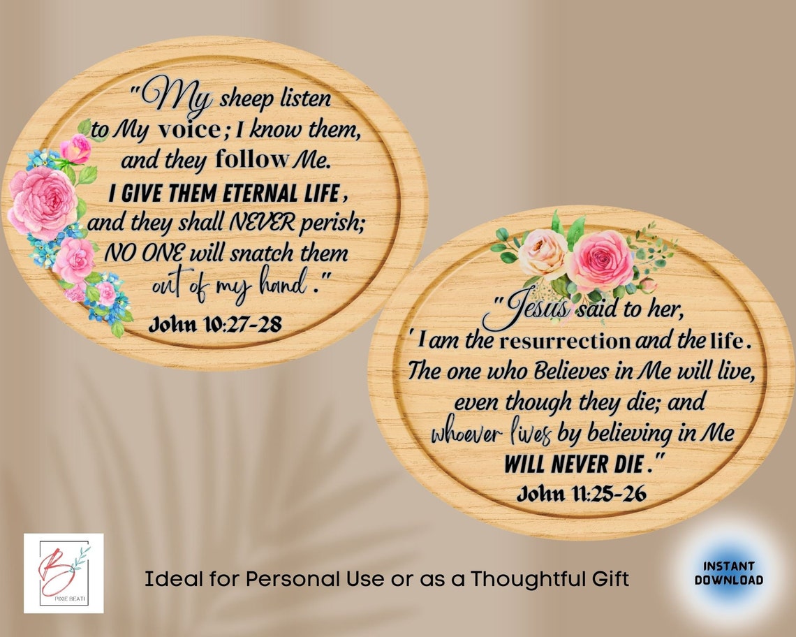 Jesus' Promises Scripture Cards, Bible Verse Cards, Printable Scripture ...