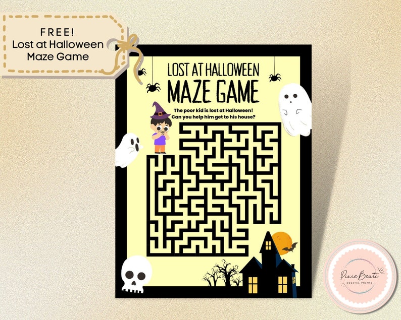 Cute and Creepy Printable Halloween Stationery, Spooky Stationery ...