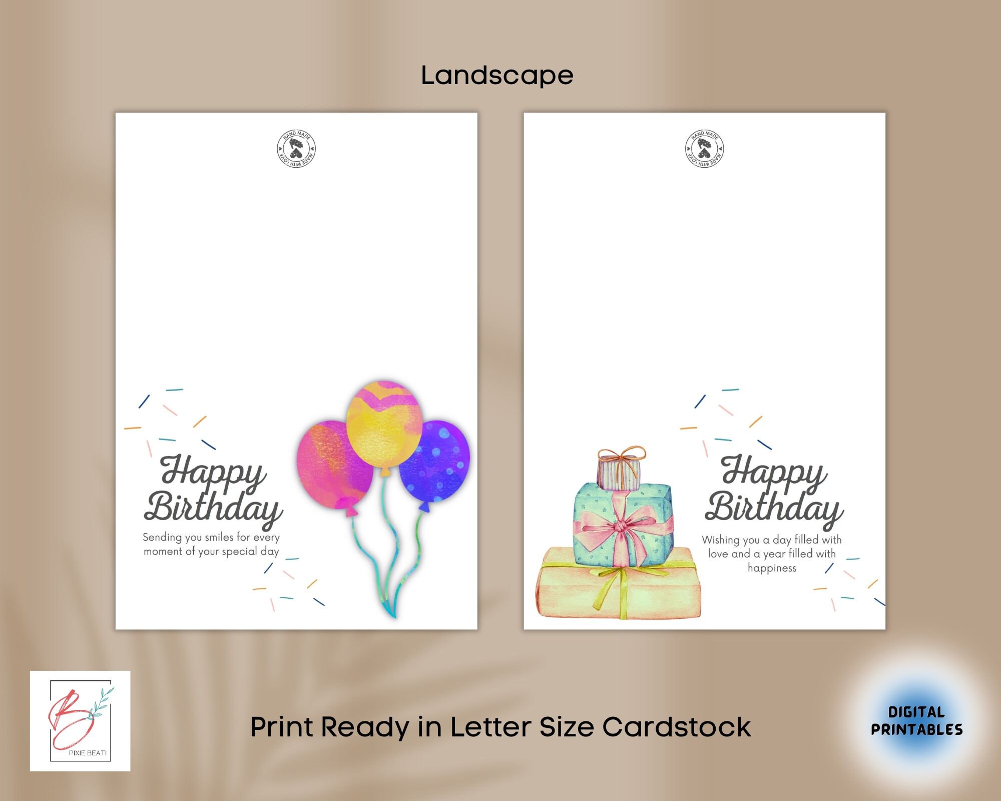Happy Birthday Card Bundle | Birthday Card Printable for Kids ...