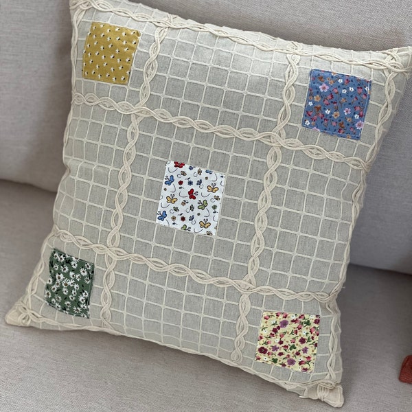 Patchwork Pillowcase - Etsy