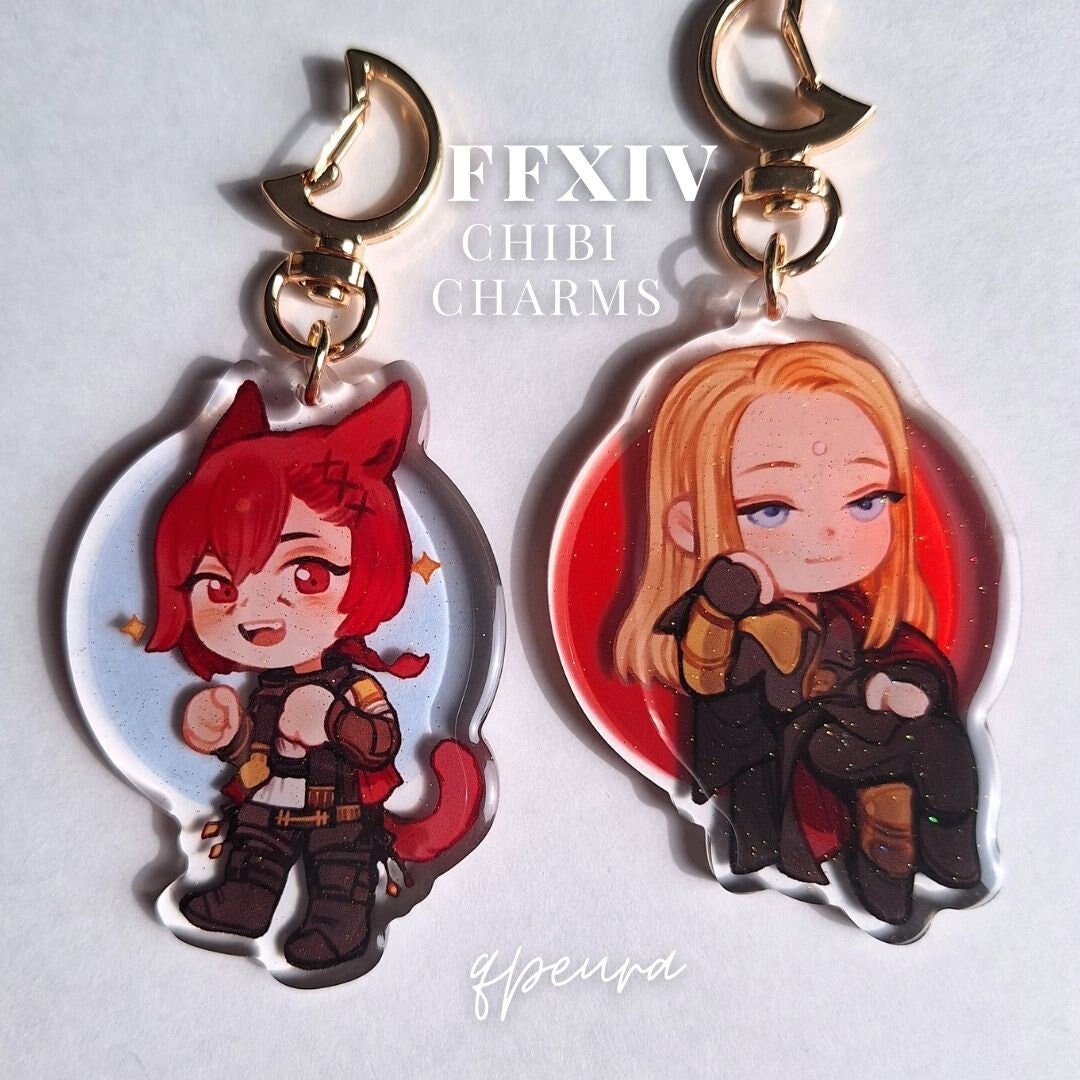 FFXIV Chibi Charms - Etsy