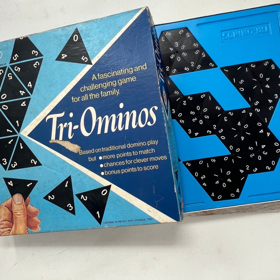 Vintage 1968 Ideal Tri-ominos, Complete in Original Box - Etsy
