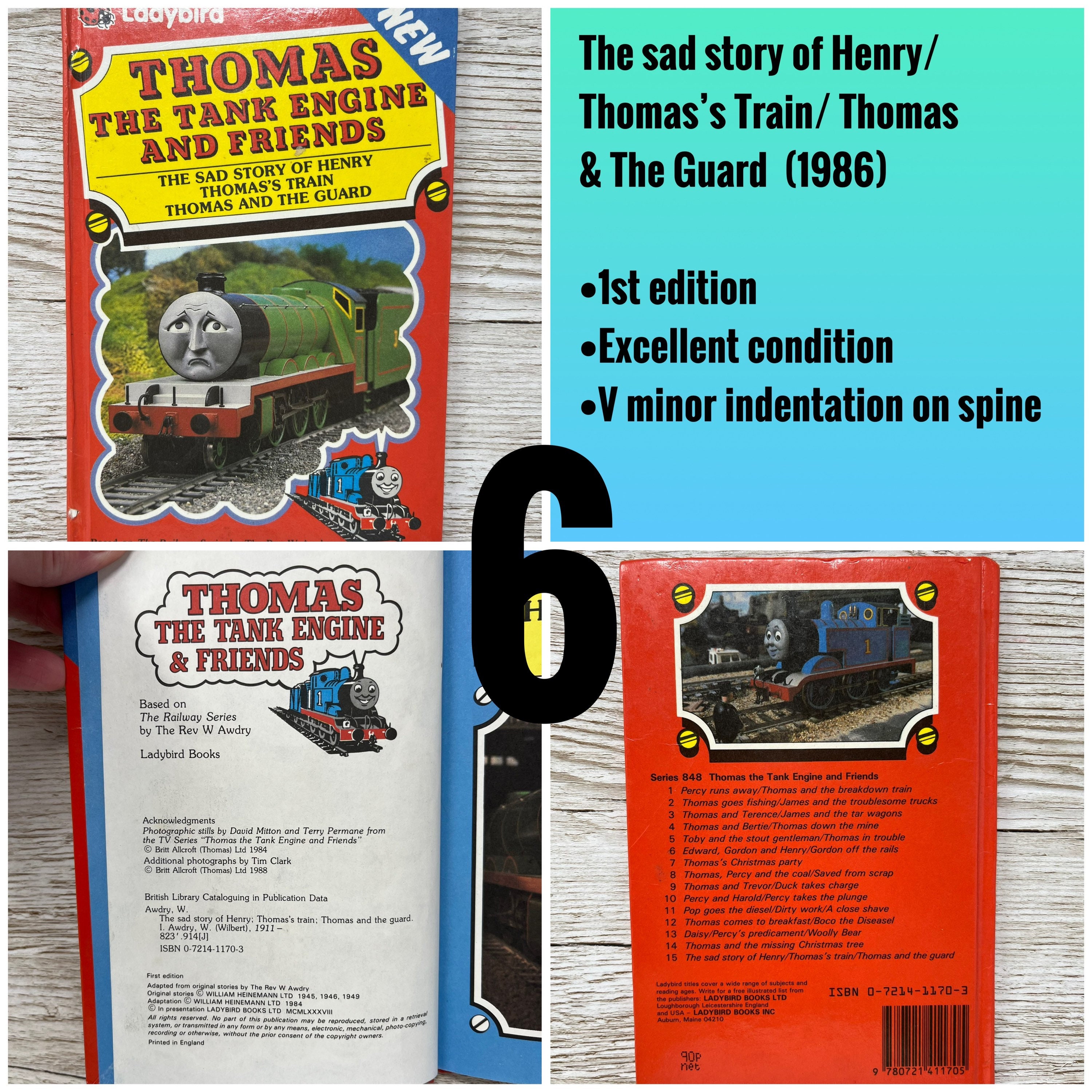 Vintage Ladybird Thomas the Tank Engine & Friends Books, 1980s Edition ...