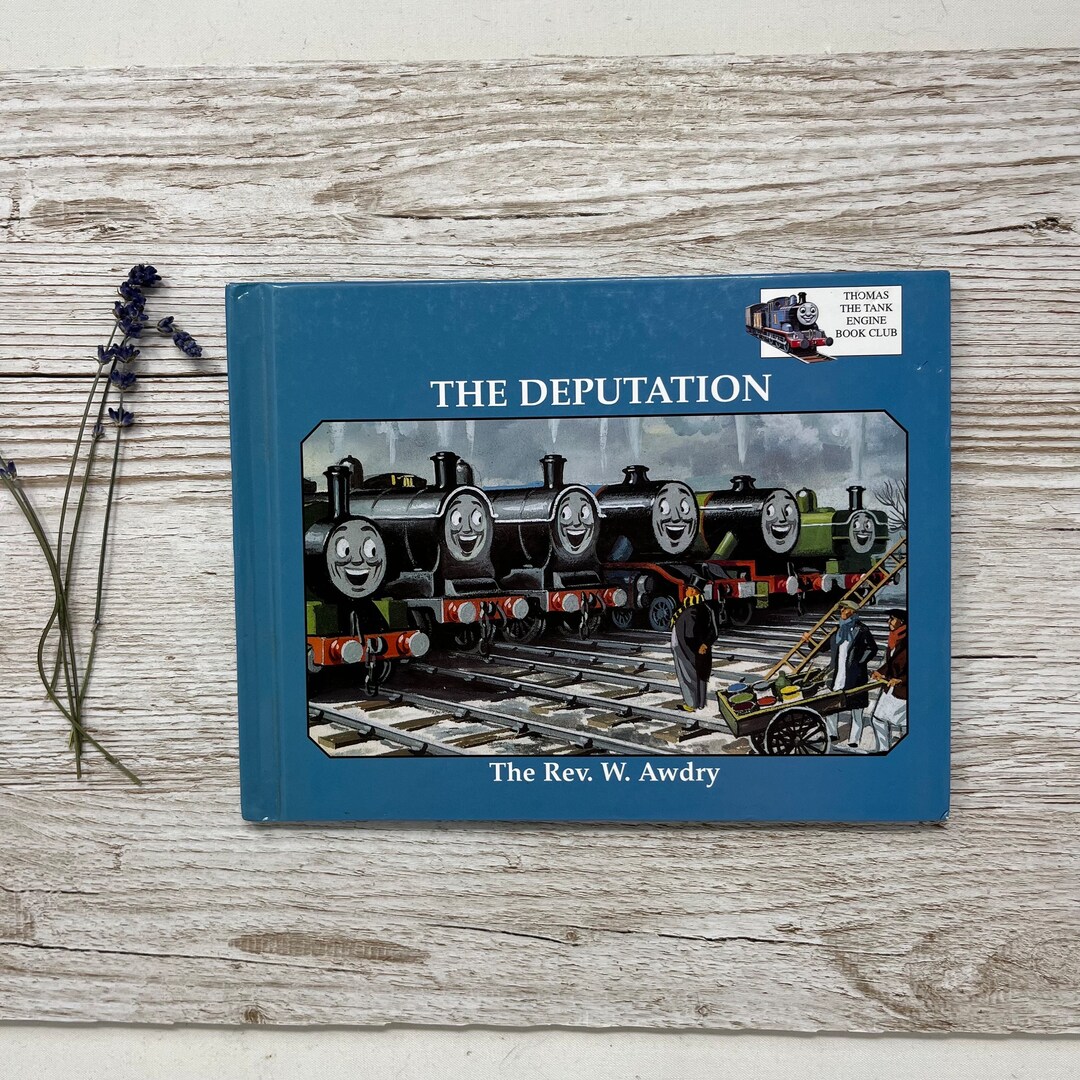 Rare Vintage 1995 Thomas the Tank Engine Book Club the Deputation ...