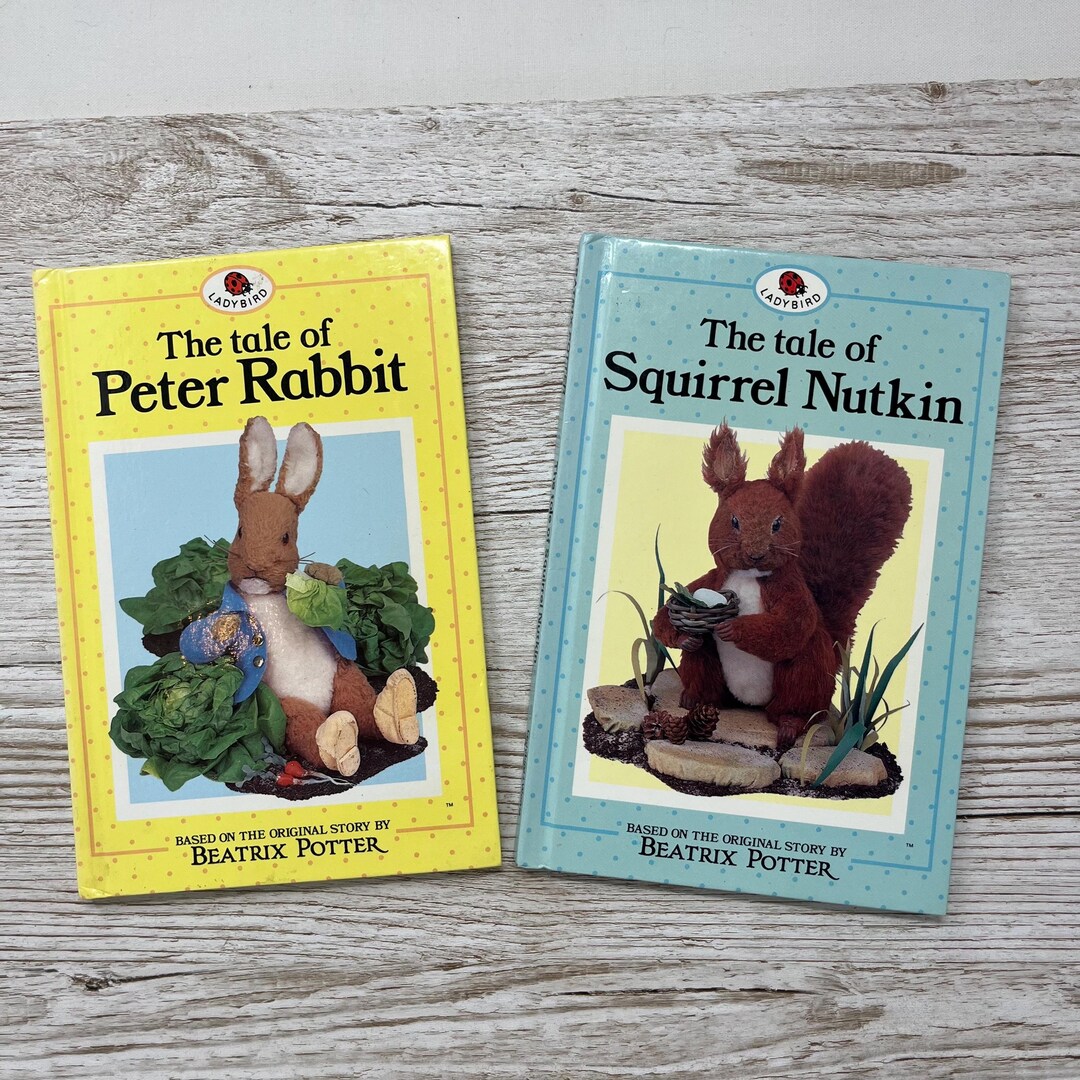 Vintage 1980s Ladybird Beatrix Potter Tales, Choice of Title, Photographic Illustrations, Peter ...