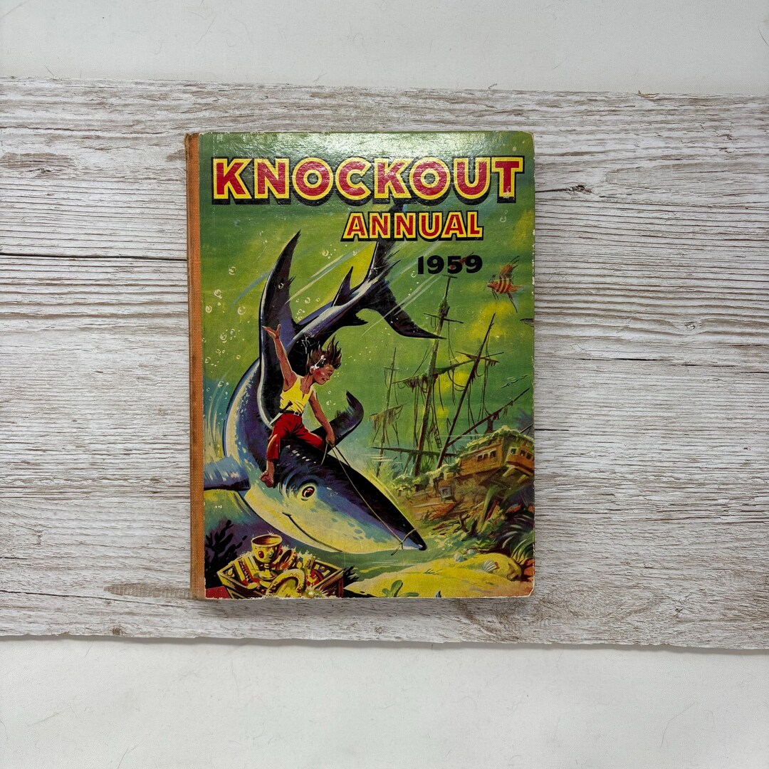 Vintage 1959 Knockout Annual - NOT Price Clipped, Puzzles Not Filled In ...