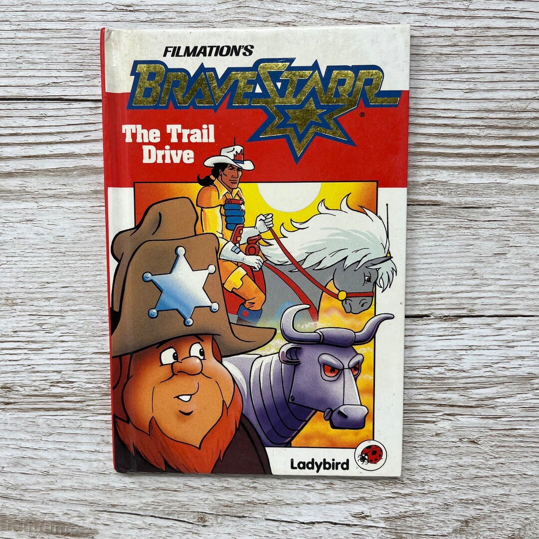 Vintage 1987 Ladybird Bravestarr Filmation Book the Trail Drive ...