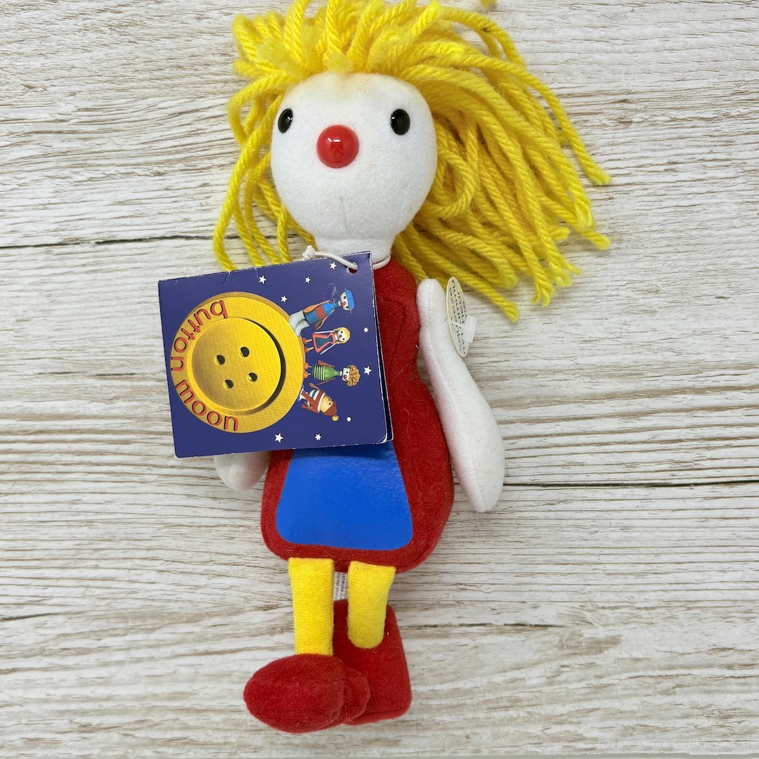 Vintage Early 2000s Button Moon Tina Teaspoon Collectible Plush Toy ...