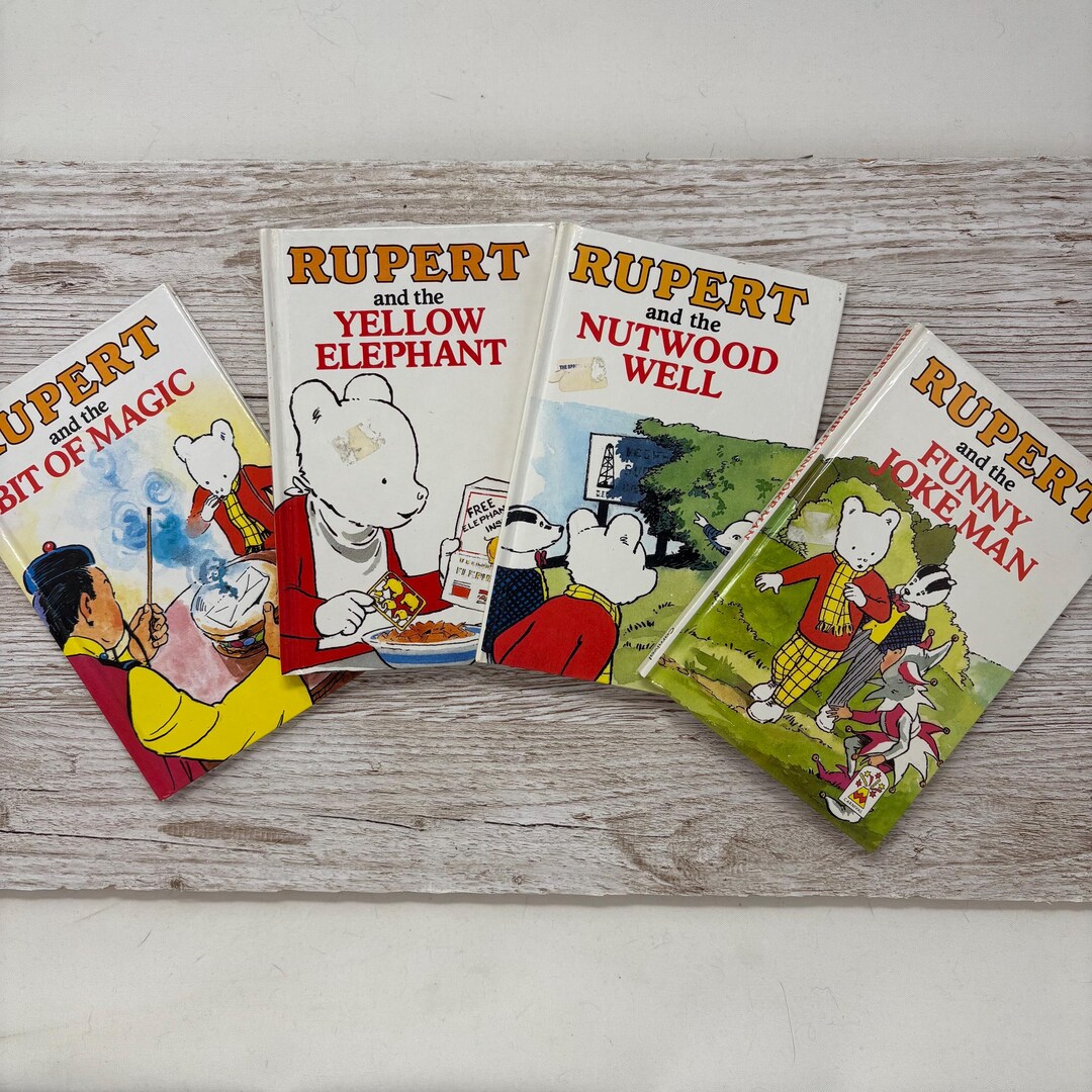 Vintage 1980s Rupert Bear Children’s Books, Carnival Books, Choice of ...