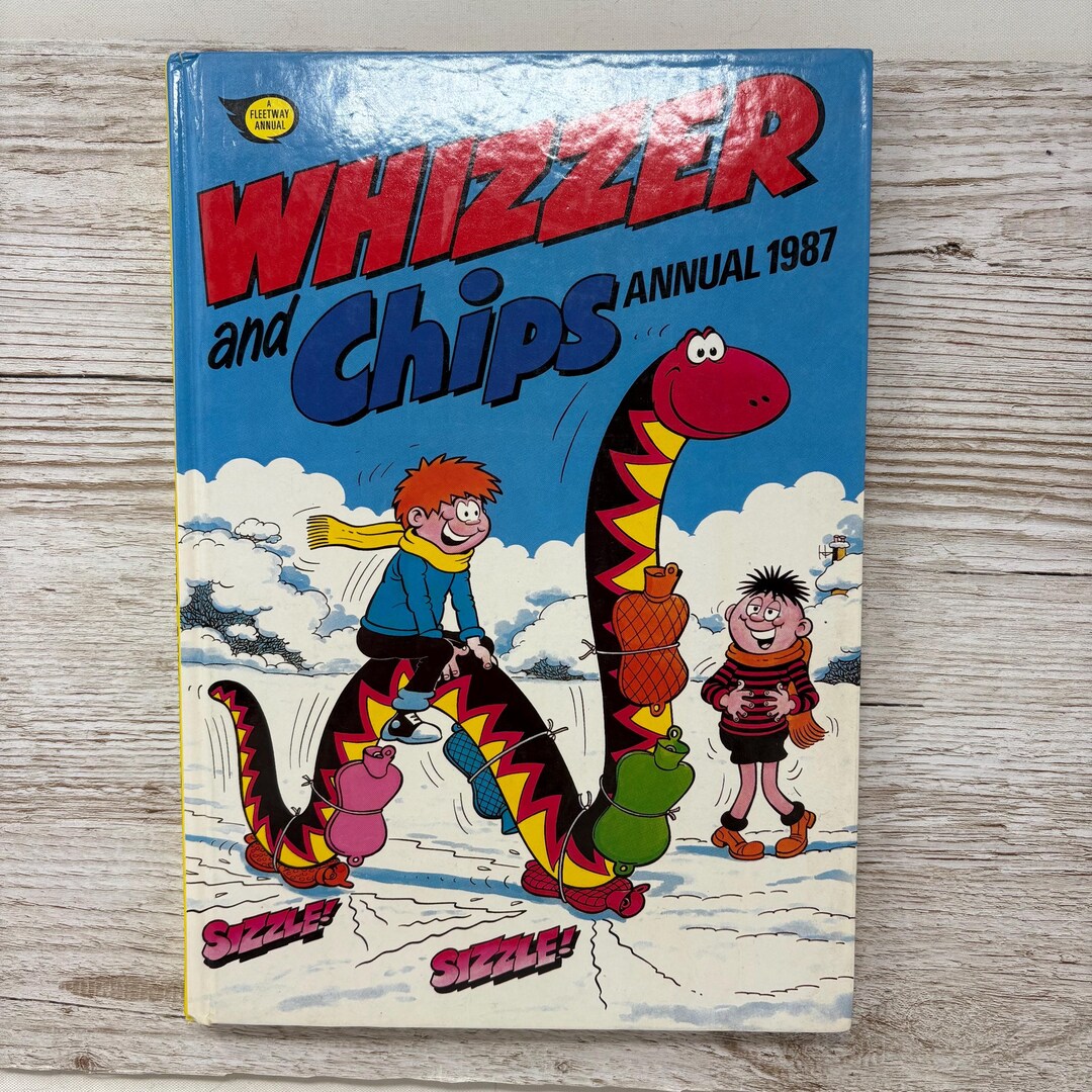 Rare Vintage 1987 Whizzer and Chips Annual in Good Vintage Condition ...