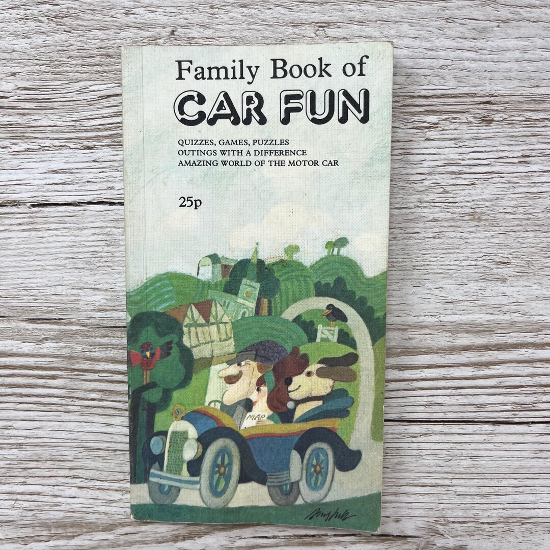 Vintage 1974 Reader's Digest - Family Book of Car Fun - Etsy