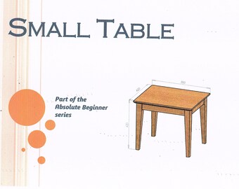 Small Table Plans - Etsy