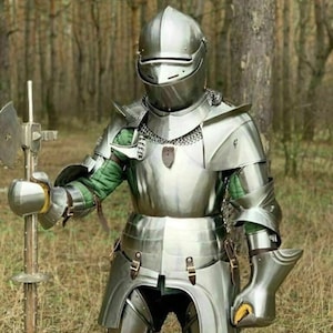 Medieval Gothic Knight Body Armor Suit Larp Crusader Wearable Knight ...