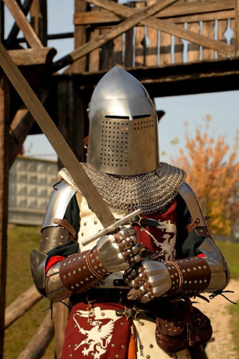 Medieval Bascinet for Modern Fencing Helmet Historical - Etsy
