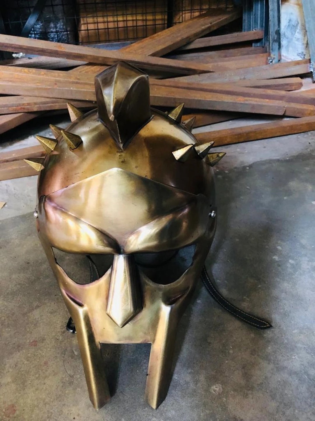 Medieval Gladiator Maximus Helmet Knight Maximus Armor Helmet - Etsy