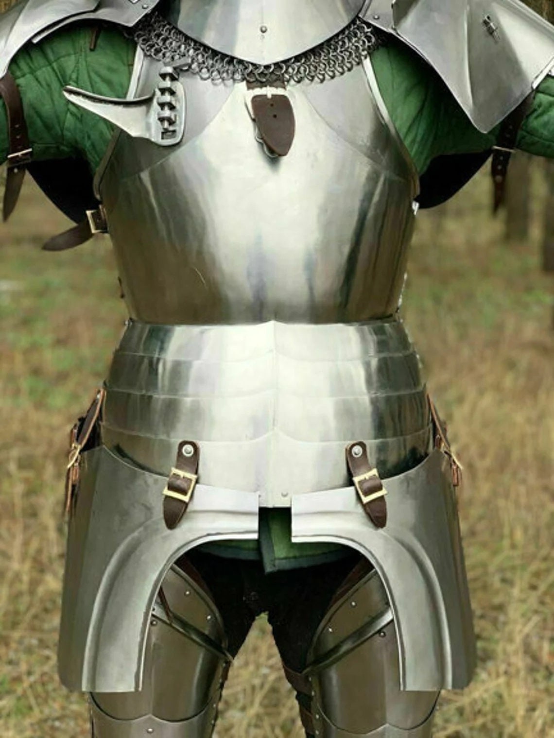 Medieval Gothic Knight Body Armor Suit Larp Crusader Wearable Knight ...
