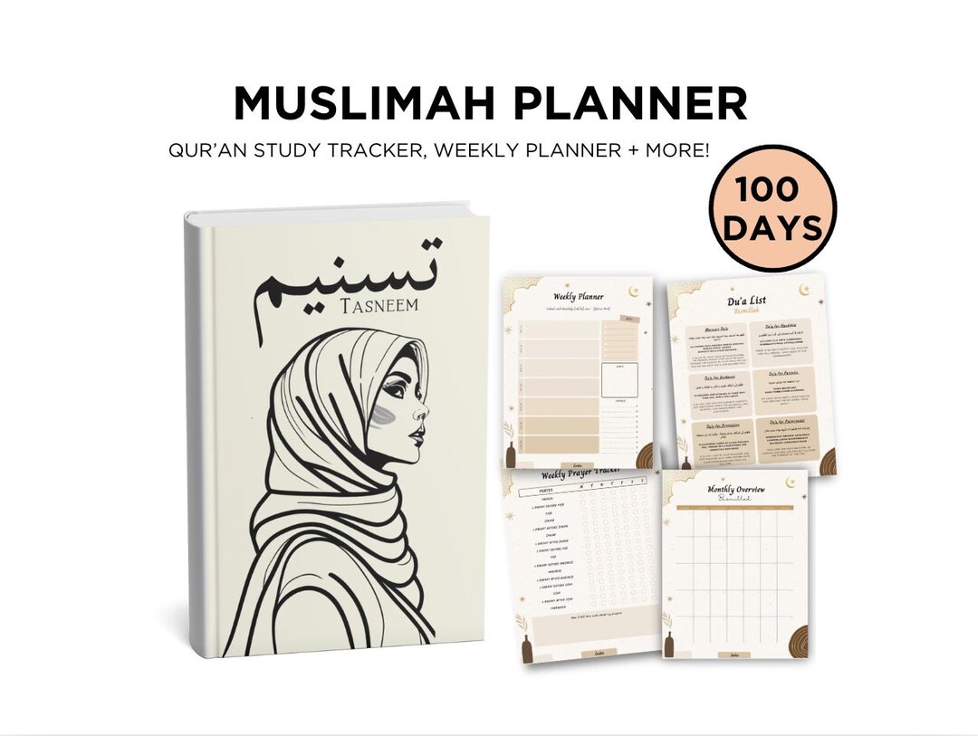 Personalised Islamic Diary for Prayer and Duas, Self-care and ...